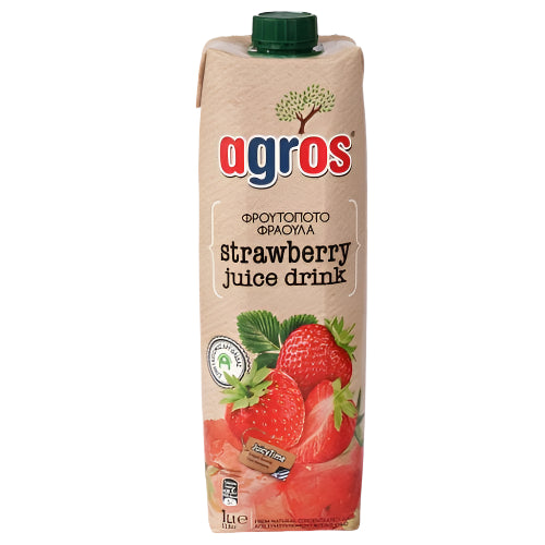 Agros Strawberry Juice 1Ltr – Le Gourmet Delicatessen