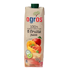 Agros 8 Fruits Multi-Vitamin Juice 1Ltr – Le Gourmet Delicatessen